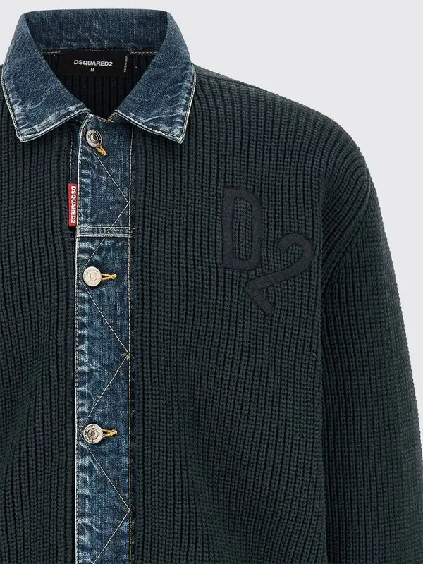 Dsquared2 Cotton Blend Cardigan