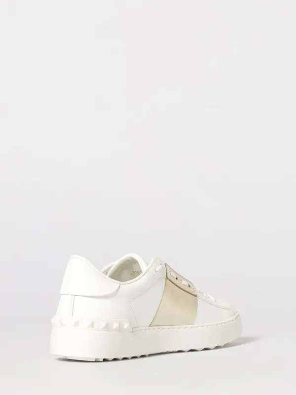 Valentino Garavani Open Leather Sneakers - White