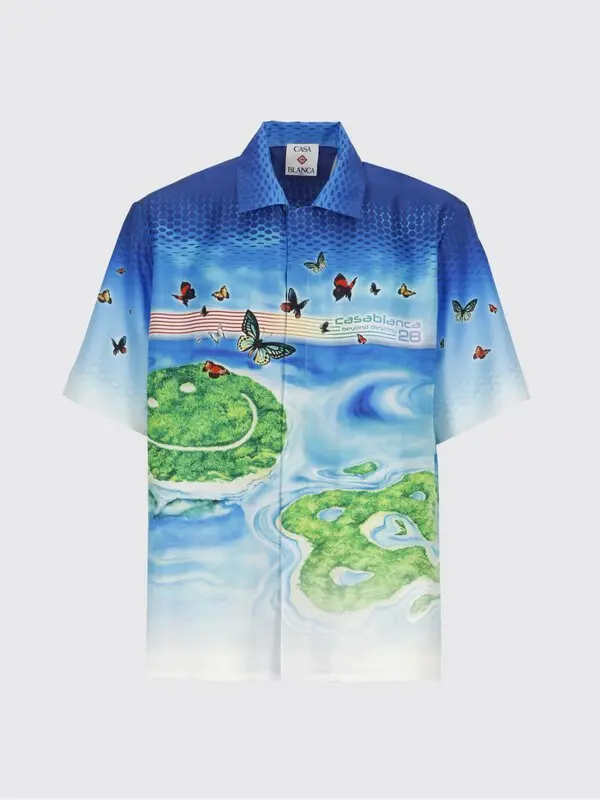 Casablanca The Essential Experience Printed Silk Shirt - Multicolor