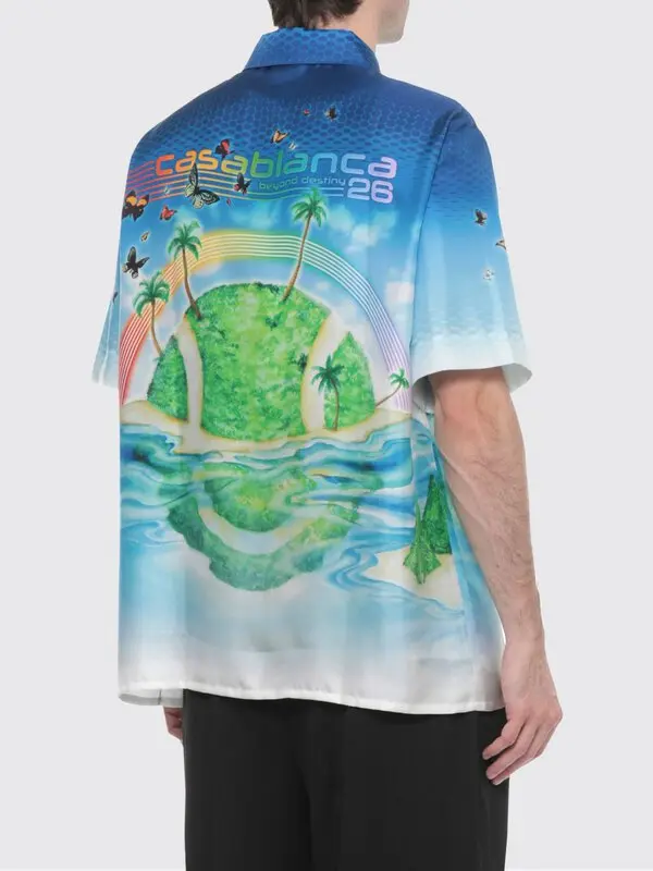 Casablanca The Essential Experience Printed Silk Shirt - Multicolor