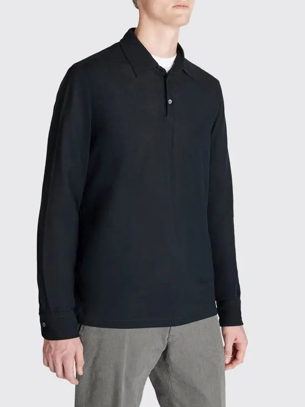 ZANONE Cotton Polo Shirt - Blue