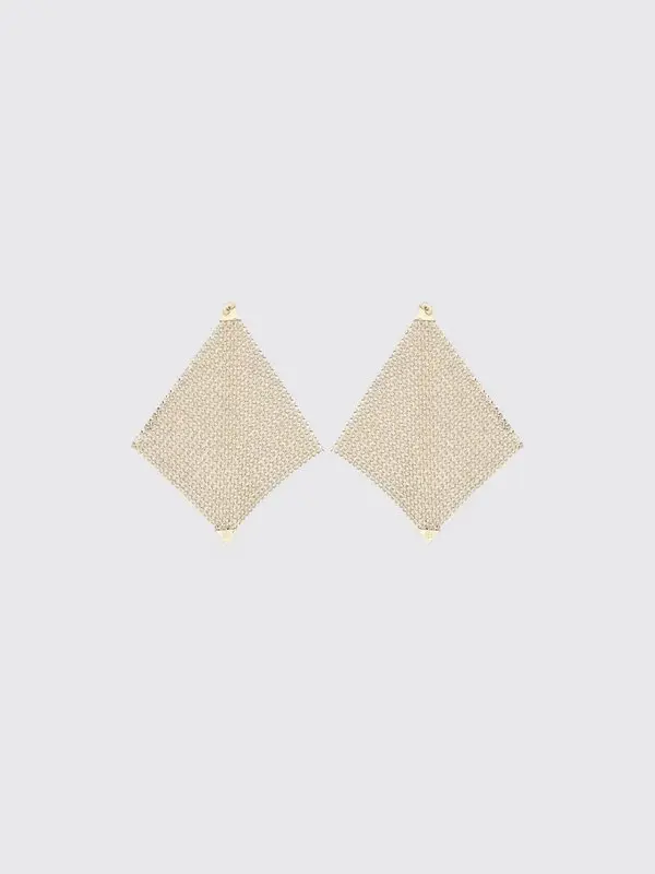 Rabanne Flow Brass Earrings - Gold