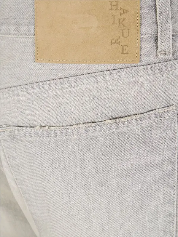 HAIKURE Cotton Denim Straight Jeans