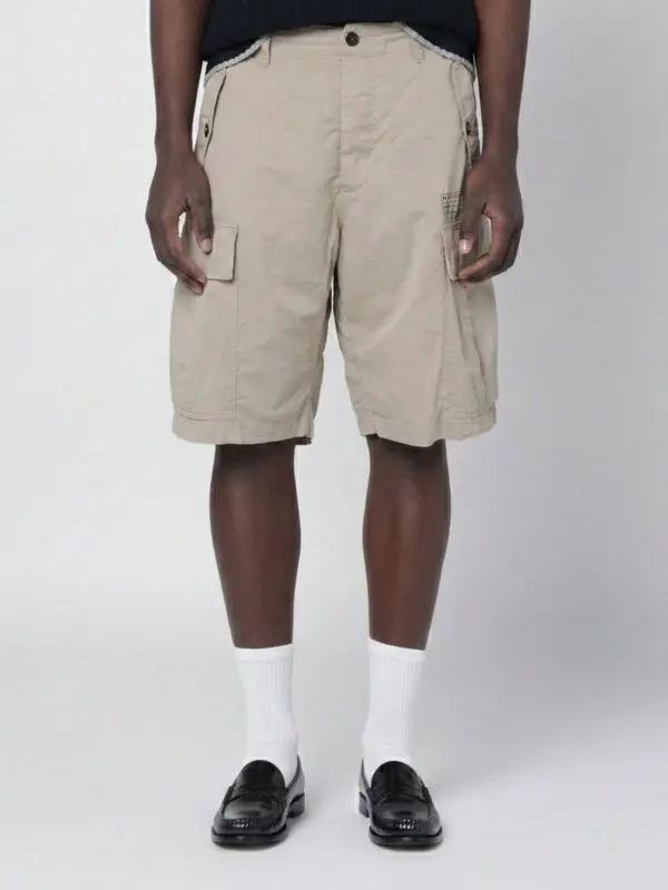 Dsquared2 Cotton Cargo Shorts - Grey