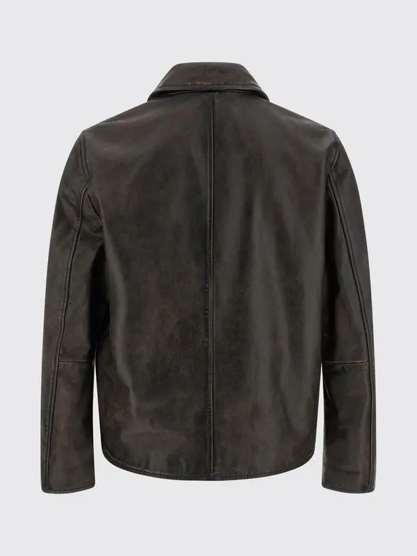 DIESEL® Cow Leather Jacket - Brown