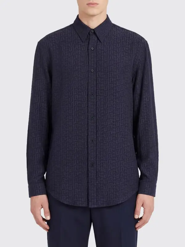 Balmain Viscose Shirt - Blue