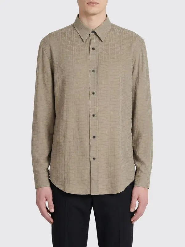 Balmain Viscose Shirt - Grey