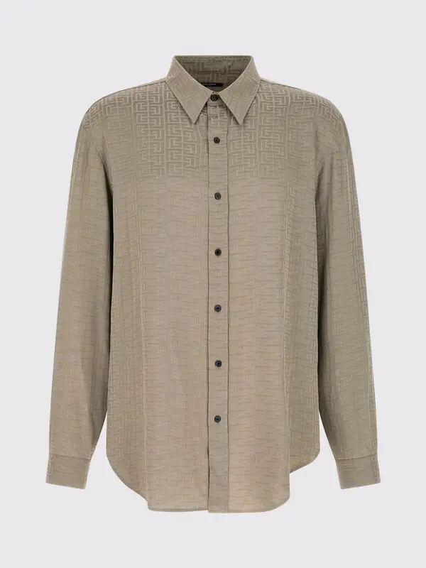 Balmain Viscose Shirt - Grey