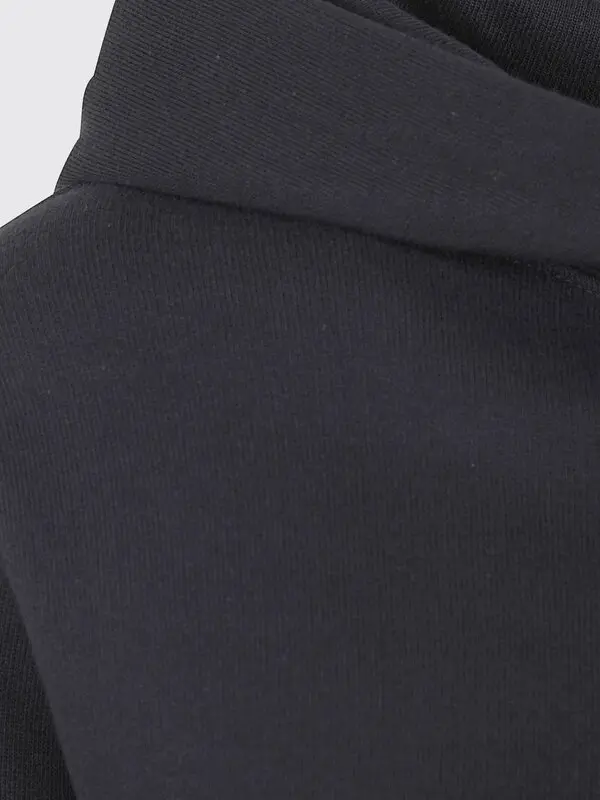 THOM KROM Cropped Cotton Hoodie
