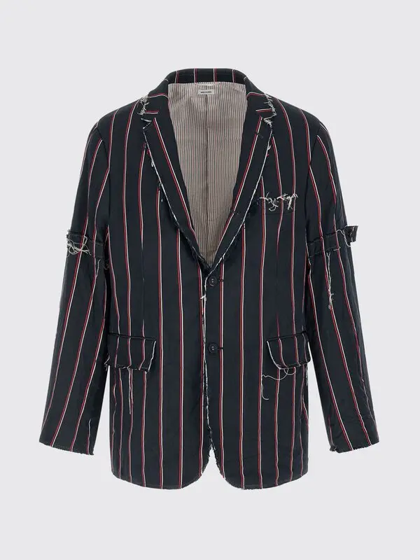 Thom Browne Striped Single Breasted Blazer