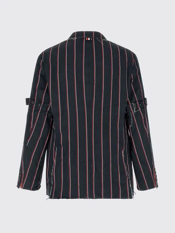 Thom Browne Striped Single Breasted Blazer