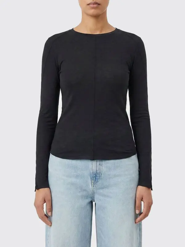 THOM KROM Long Sleeve Stretch Modal T-shirt - Black