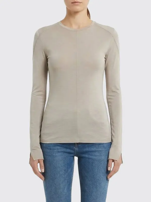 THOM KROM Long Sleeve Stretch Modal T-shirt - Grey