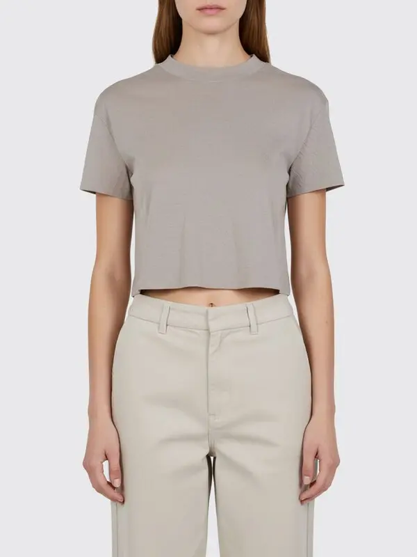 THOM KROM Cropped T-shirt - Grey