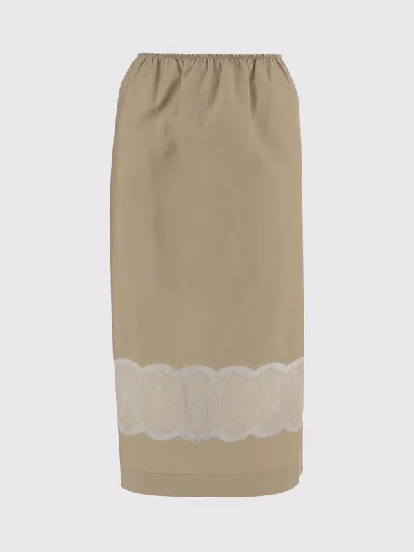 Carven Lace Trim Skirt