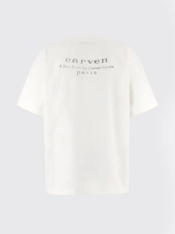 Carven Cotton T-shirt With Logo