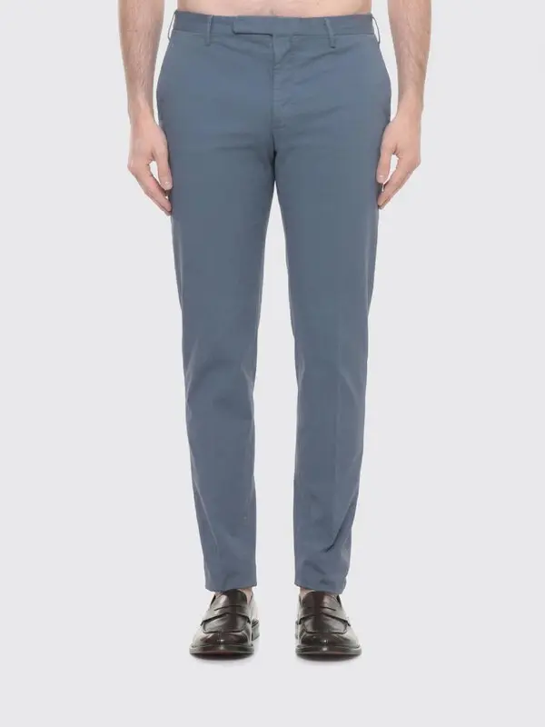 Incotex Tailored Trousers In Stretch Cotton - Grey 1