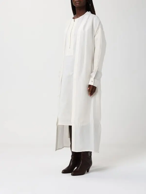 Fabiana Filippi Long Sleeve Draped Robe - Butter