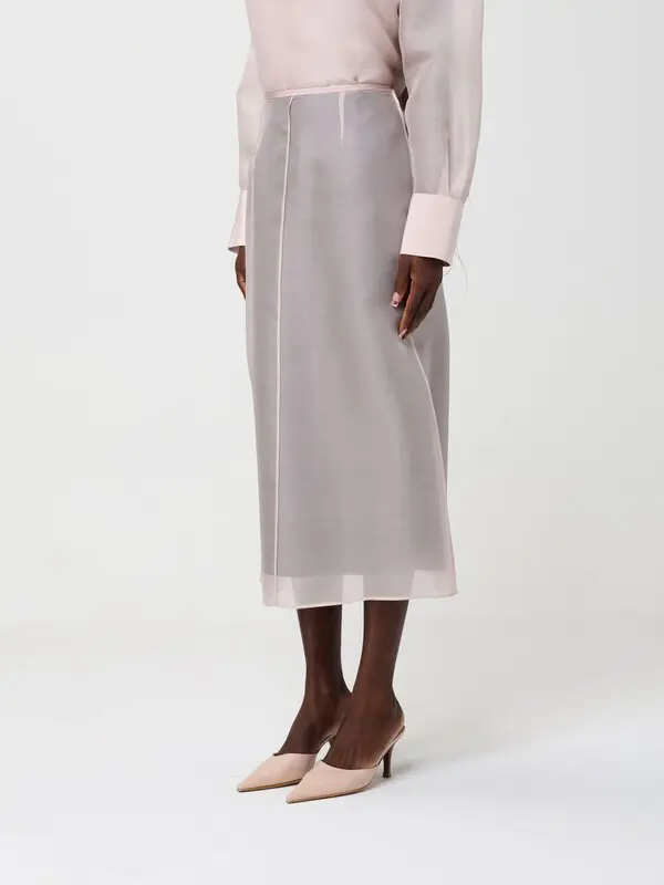 Agnona Midi Skirt - Pink