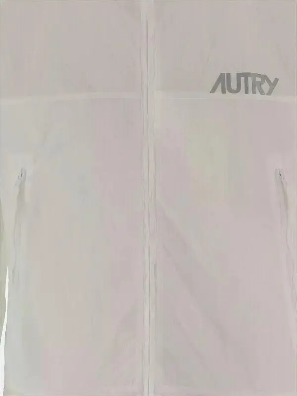 AUTRY Zip-fastening Hooded Jacket - White