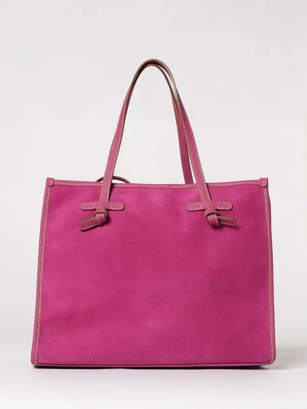 GIANNI CHIARINI Tote Bag With Tie Detail - Violet