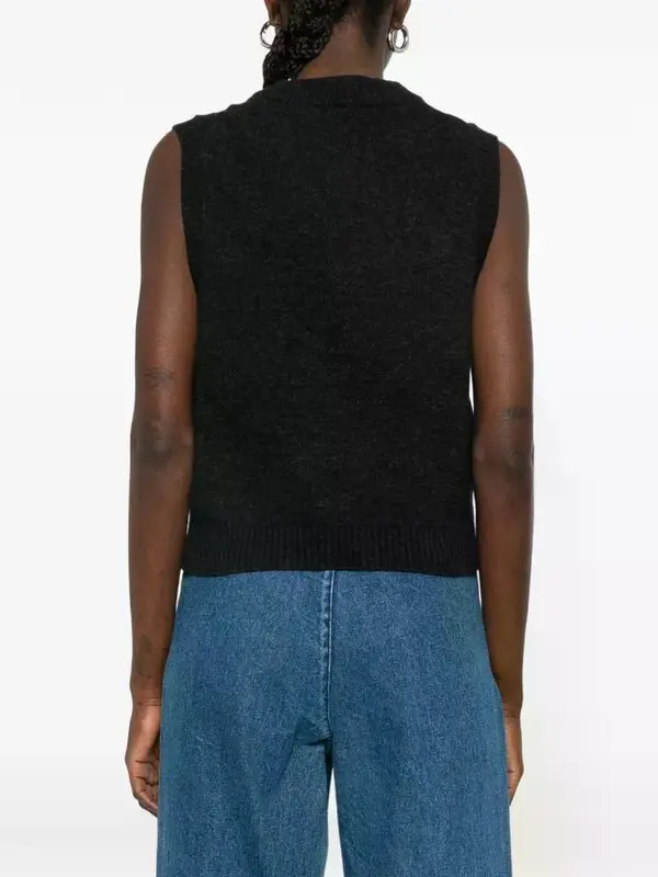 GANNI X Disney Crew-neck Vest - Grey