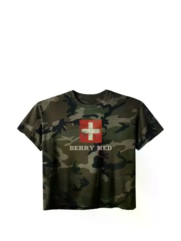GV GALLERY Camouflage-pattern T-shirt
