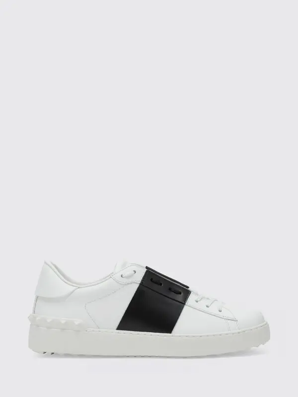 Valentino Garavani Open Leather Low Top Sneakers - White 1
