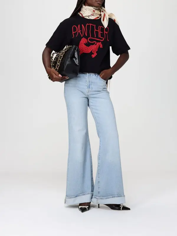 Valentino Garavani Panther Graphic T-shirt - Black