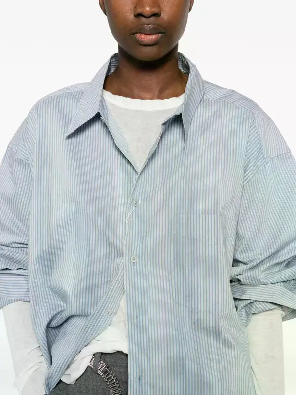 MAISON MARGIELA Striped Oversized Shirt