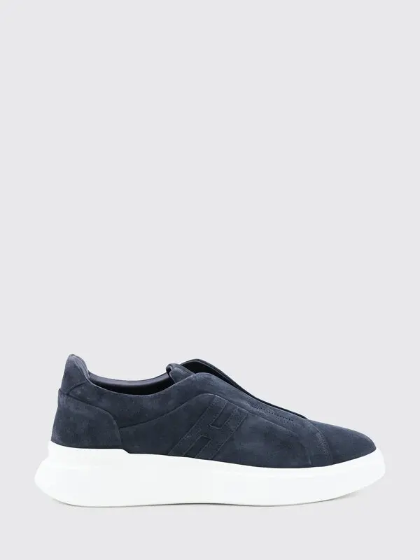 Hogan H580 Suede Slip-on Sneakers - Blue