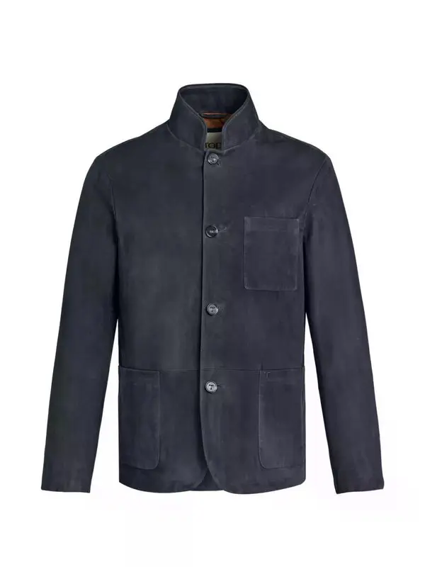 TOD'S Buttoned Suede Jacket