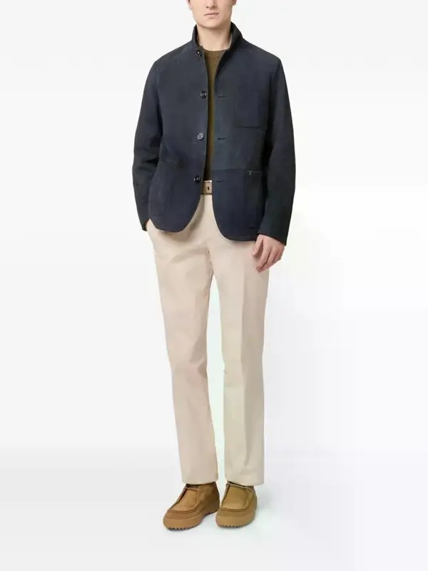 TOD'S Buttoned Suede Jacket