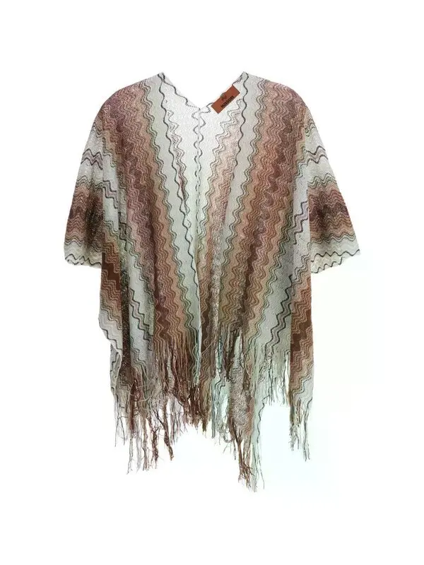 Missoni Fringed Poncho - Neutrals