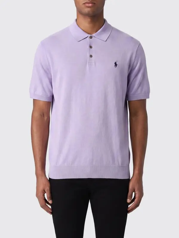 Polo Ralph Lauren Knit Polo Shirt - Violet