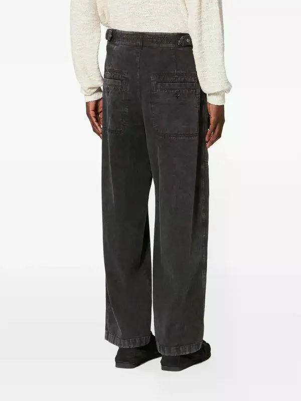 MARANT Ilyan Cotton Trousers - Grey