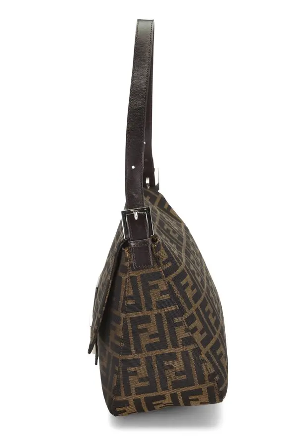 Fendi Zucca Canvas Mamma Shoulder Bag