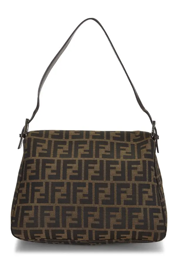 Fendi Zucca Canvas Mamma Shoulder Bag