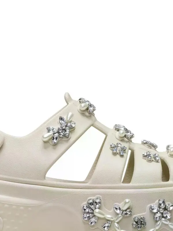 CROCS X Simone Rocha Embellished Platform Sandals