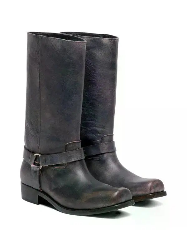 GOLDEN GOOSE Square-toe Biker Boots