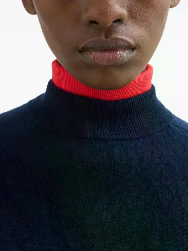 JIL SANDER Ribbed High-neck Neck Warmer