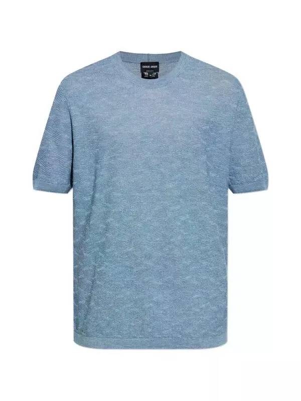 Giorgio Armani Textured Knit T-shirt