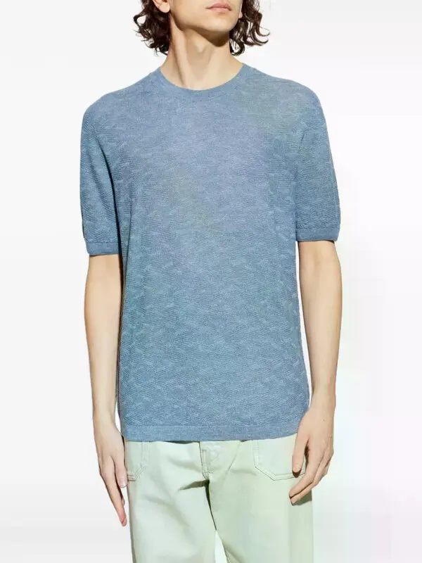 Giorgio Armani Textured Knit T-shirt