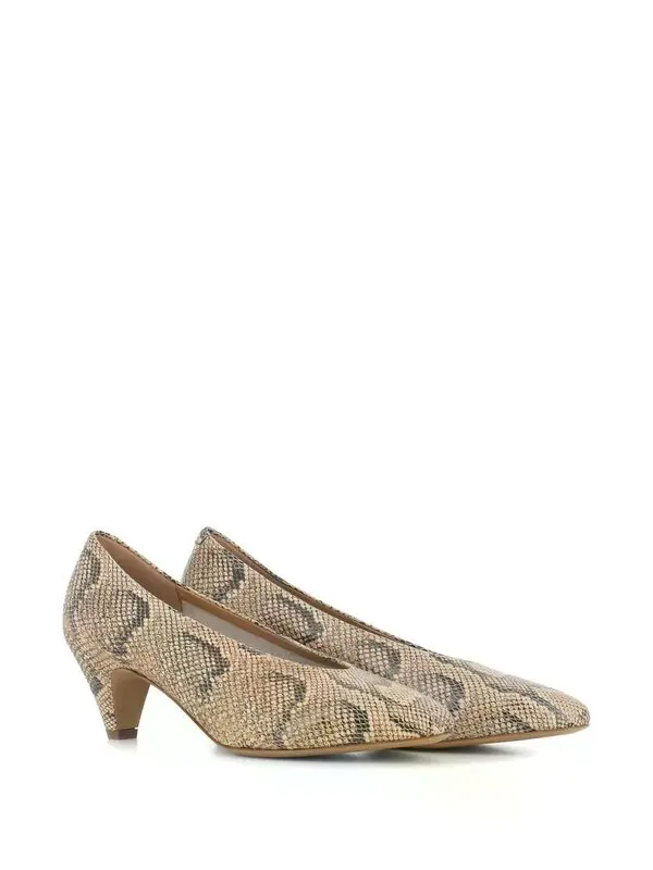 DEL CARLO Snakeskin Pumps
