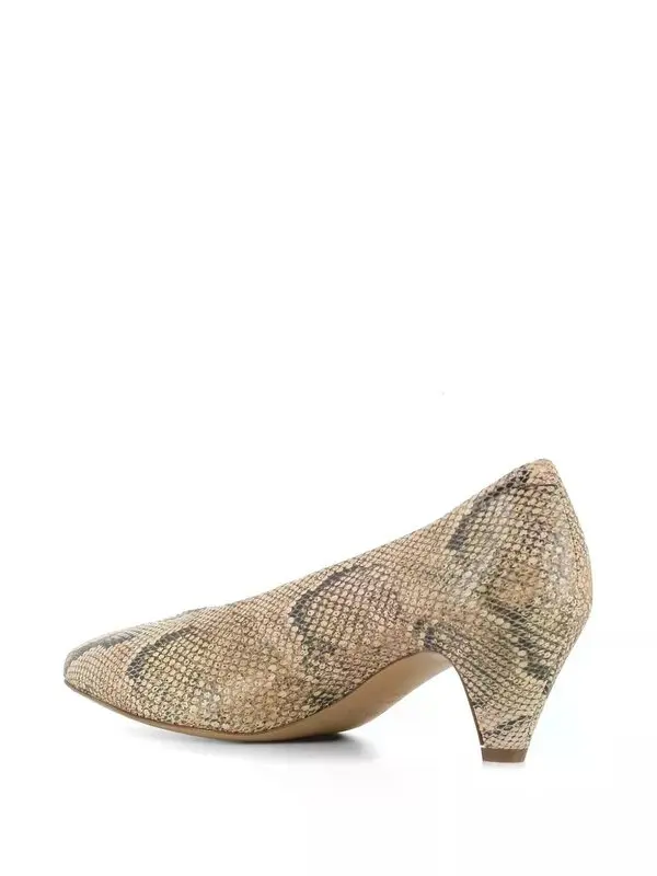 DEL CARLO Snakeskin Pumps