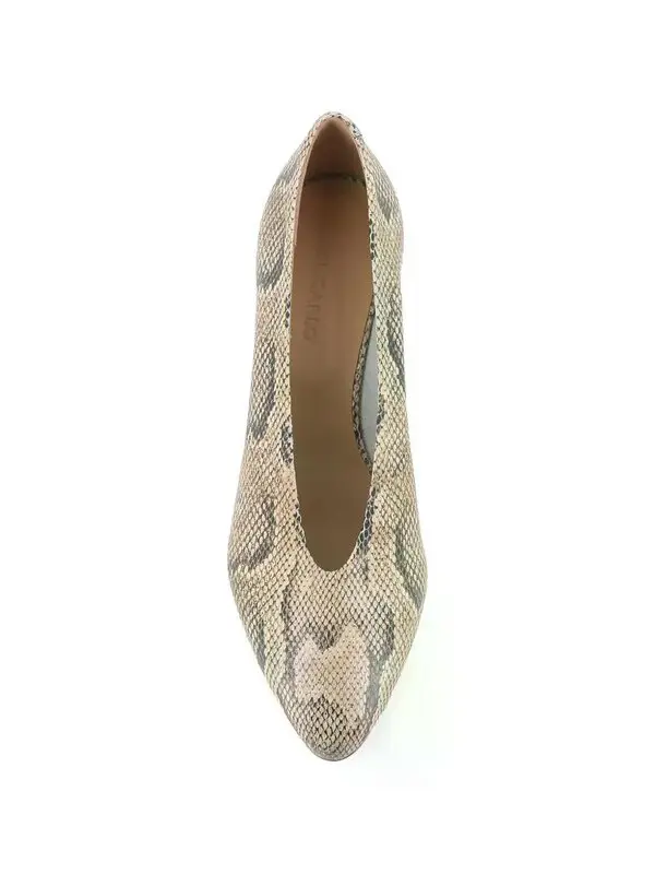 DEL CARLO Snakeskin Pumps