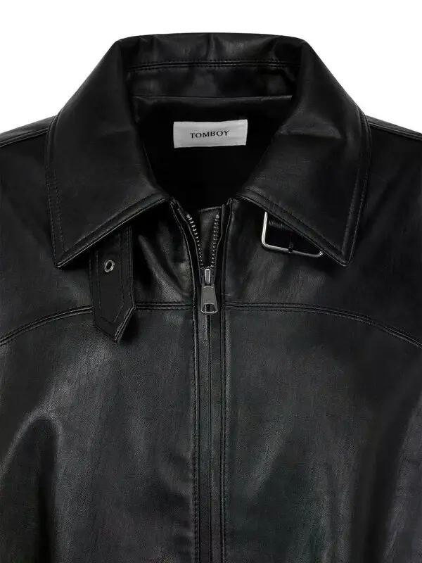 STUDIO TOMBOY Faux-leather Jacket - Black