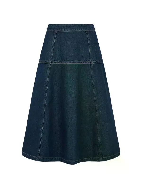 STUDIO TOMBOY Denim Midi Skirt - Blue