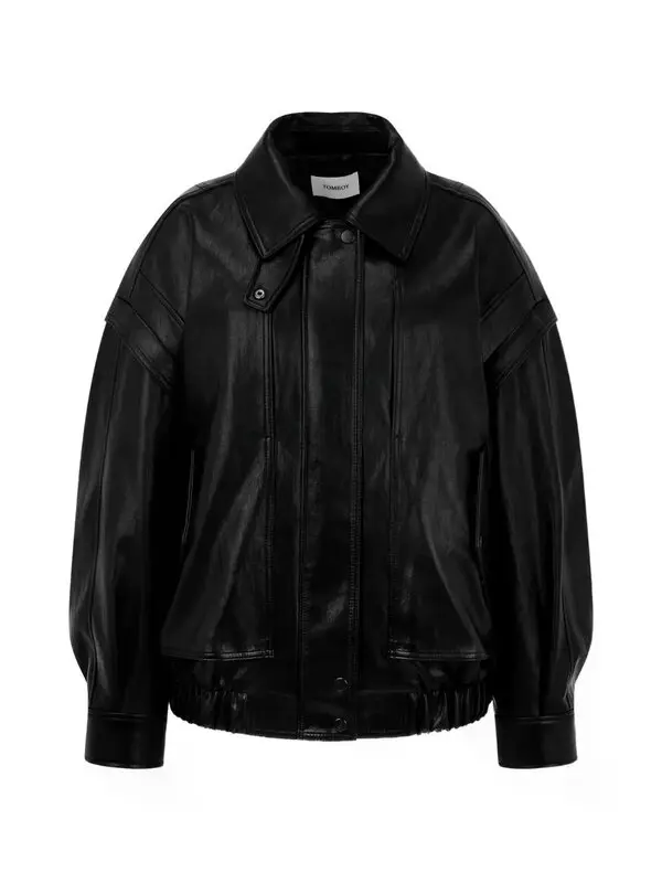 STUDIO TOMBOY Faux-leather Jacket - Black