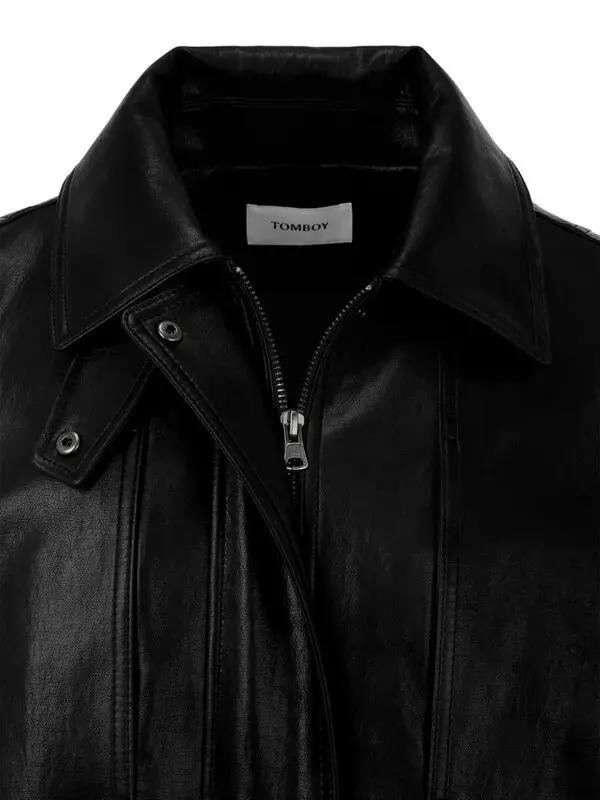 STUDIO TOMBOY Faux-leather Jacket - Black